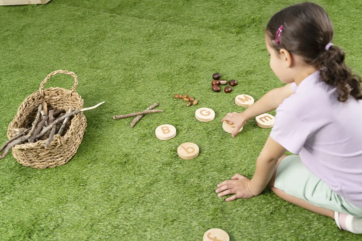 Jetons bois - Les lettres capitales - Matériel d'écriture ...